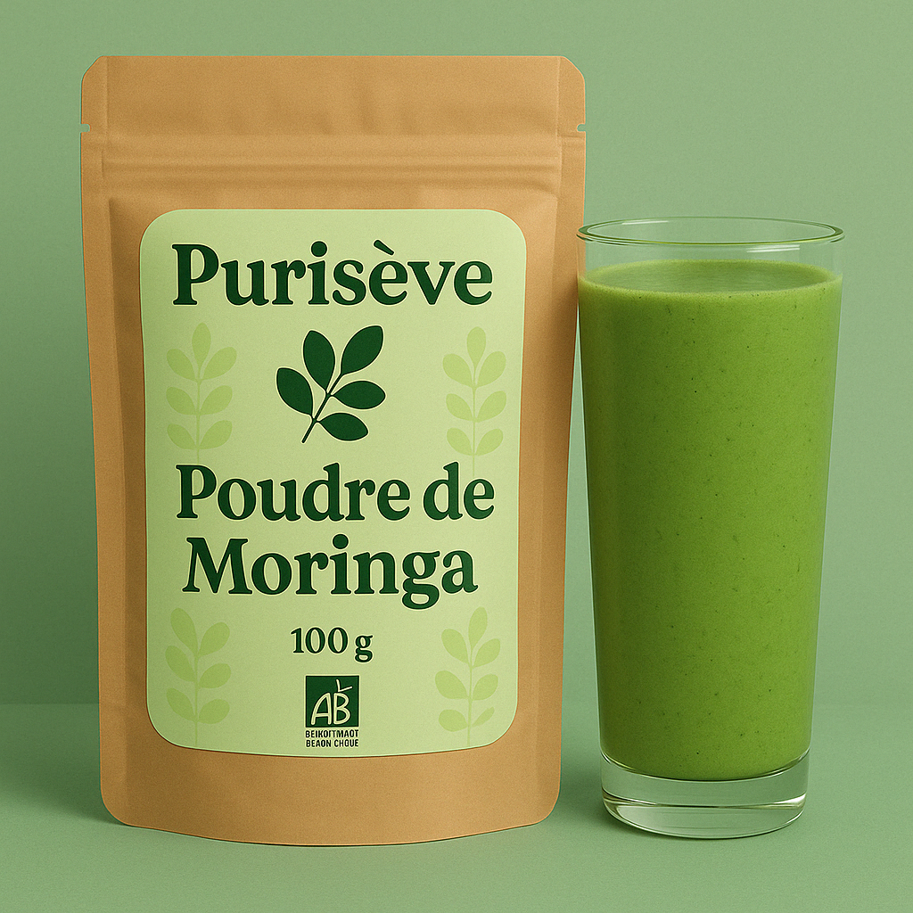 Poudre de Moringa biologique et naturel | Complément | Purisève