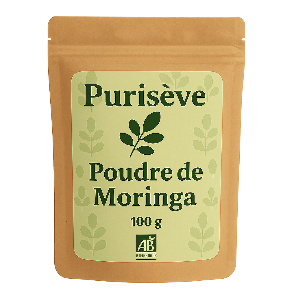Poudre de Moringa biologique et naturel | Complément | Purisève